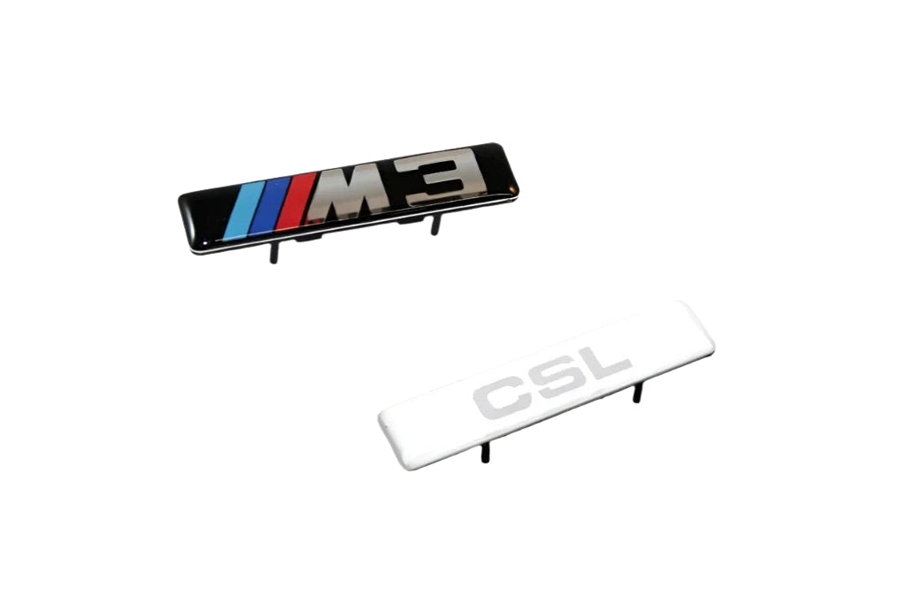 BMW E46 M3 / M3 CSL Side Grille Emblem Set – SVBimmer