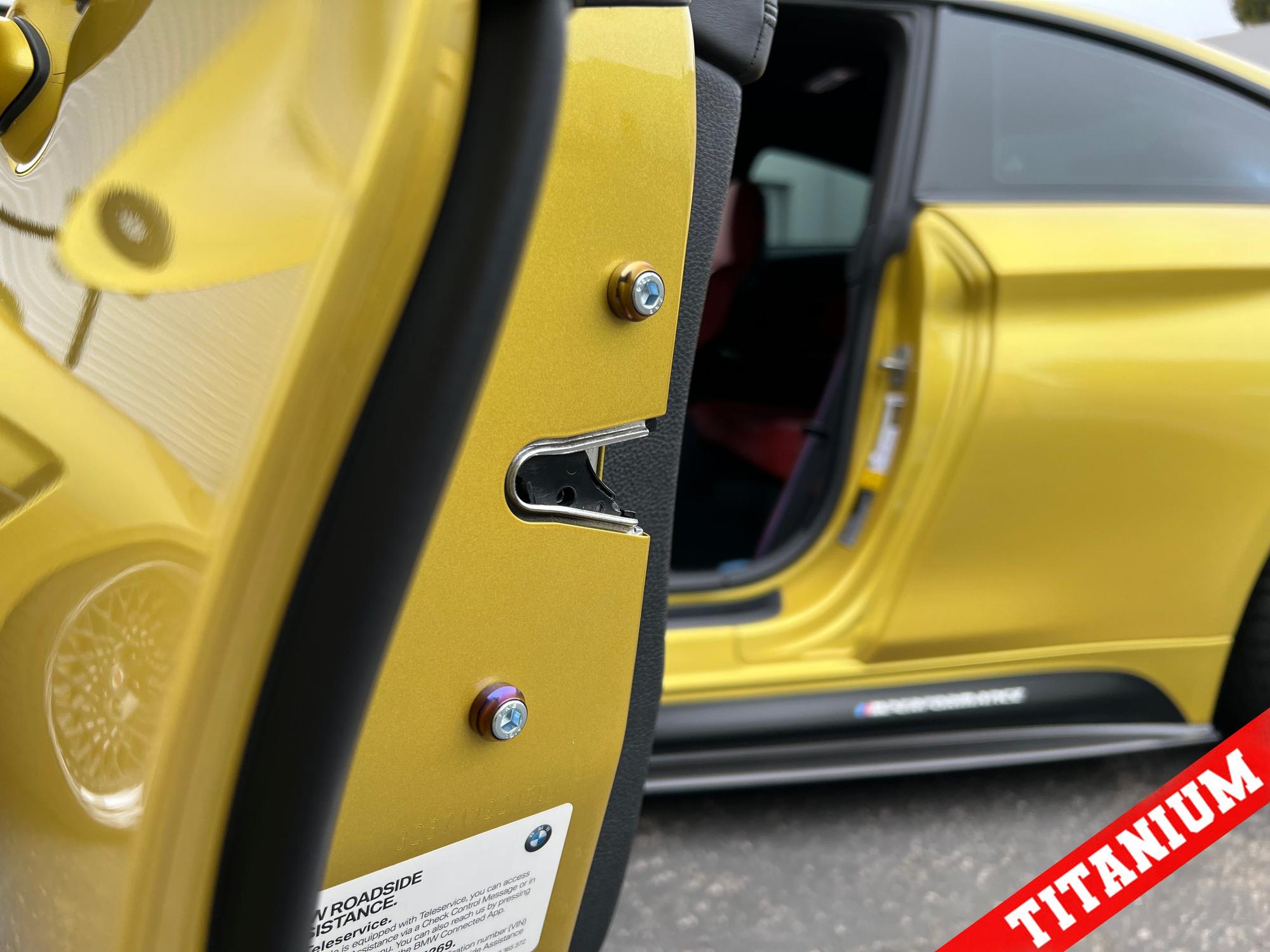 Titanium BMW Door Lock Billet Dress Up Hardware – SVBimmer